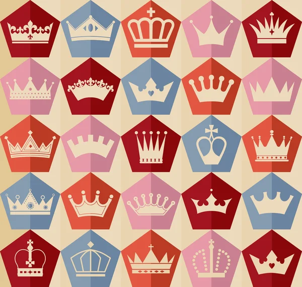 Crown seamless pattern Stock Vector Image by ©olgamilagros #71594571
