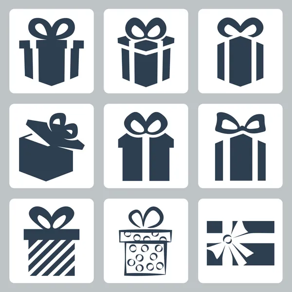 Gift icon set Stock Vector Image by ©K3star #13203106