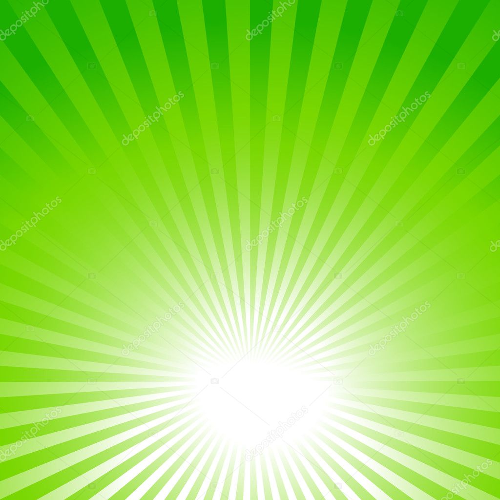 Green background, sun rays Stock Vector by ©RChvision 44946365