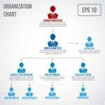 Funny Organizational corporate hierarchy chart — Stock Vector © vician ...