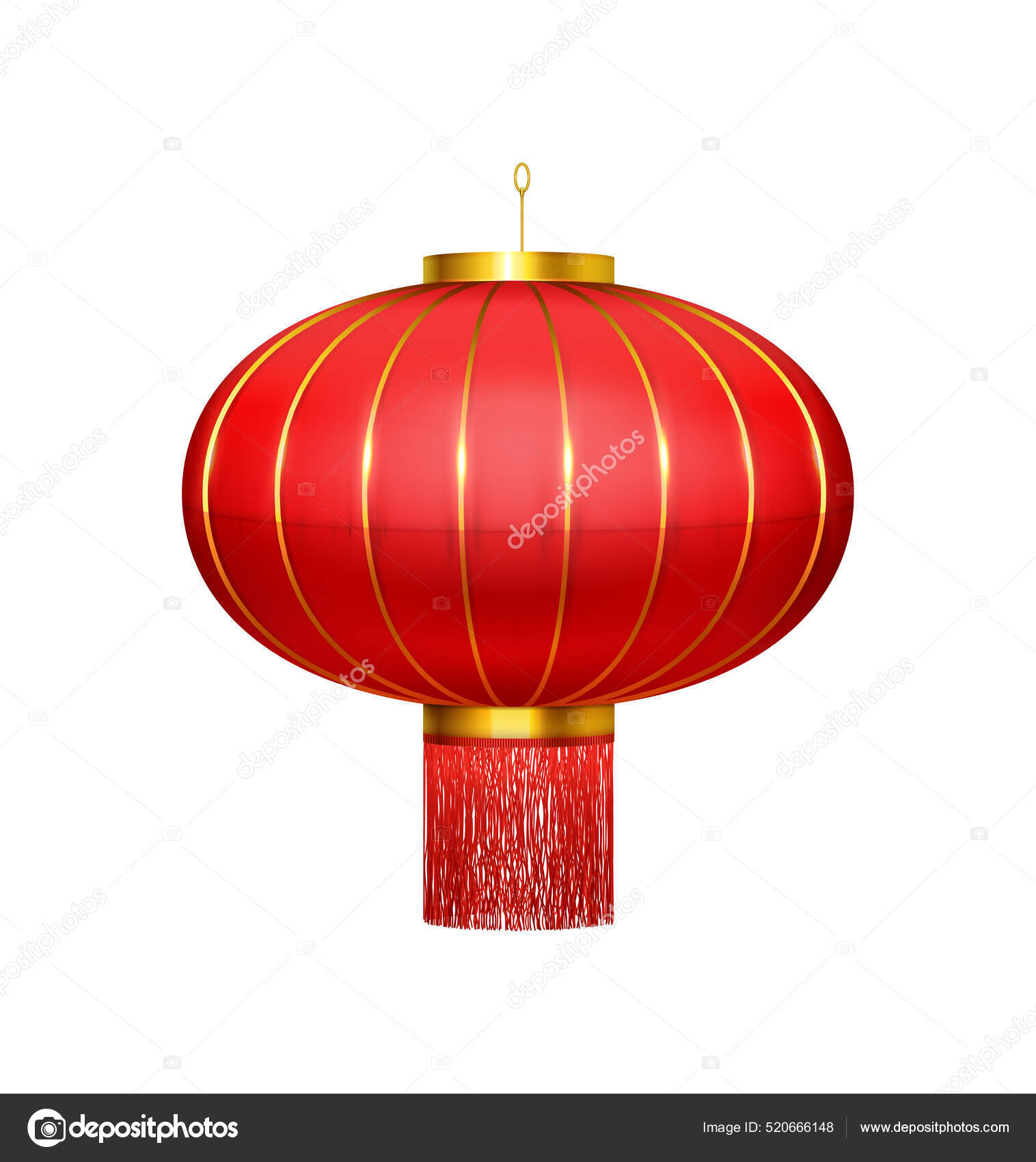 Composición amplia de la linterna china Vector de stock por ...