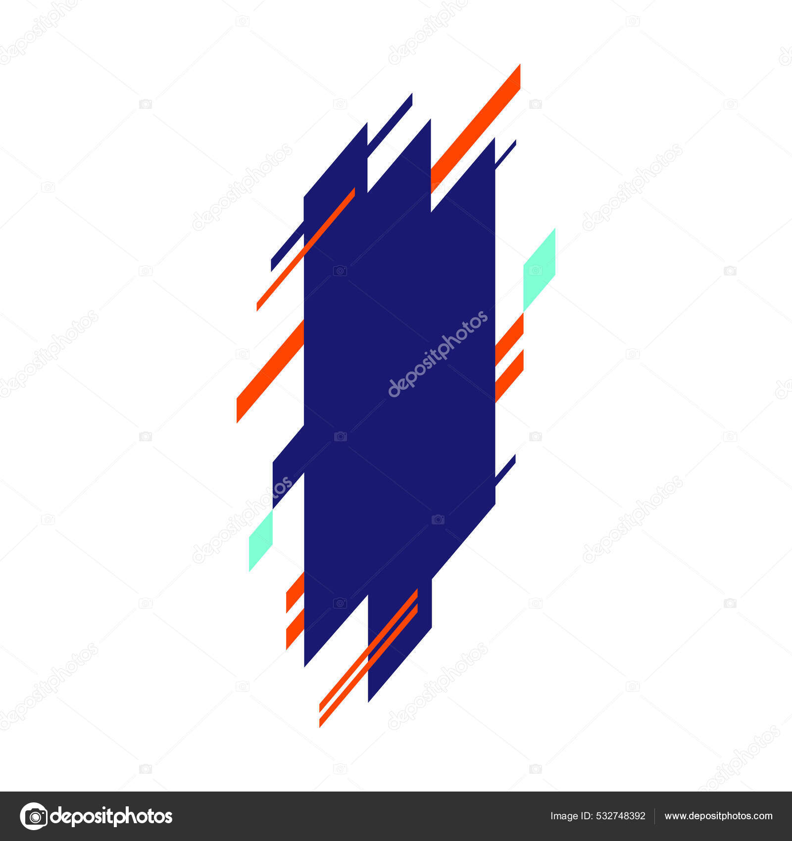Blue Design Element Composition Stock Vector by ©macrovector 532748392