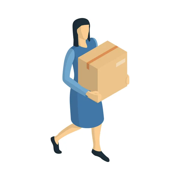 14,151,893 Woman packing boxes Vector Images | Depositphotos