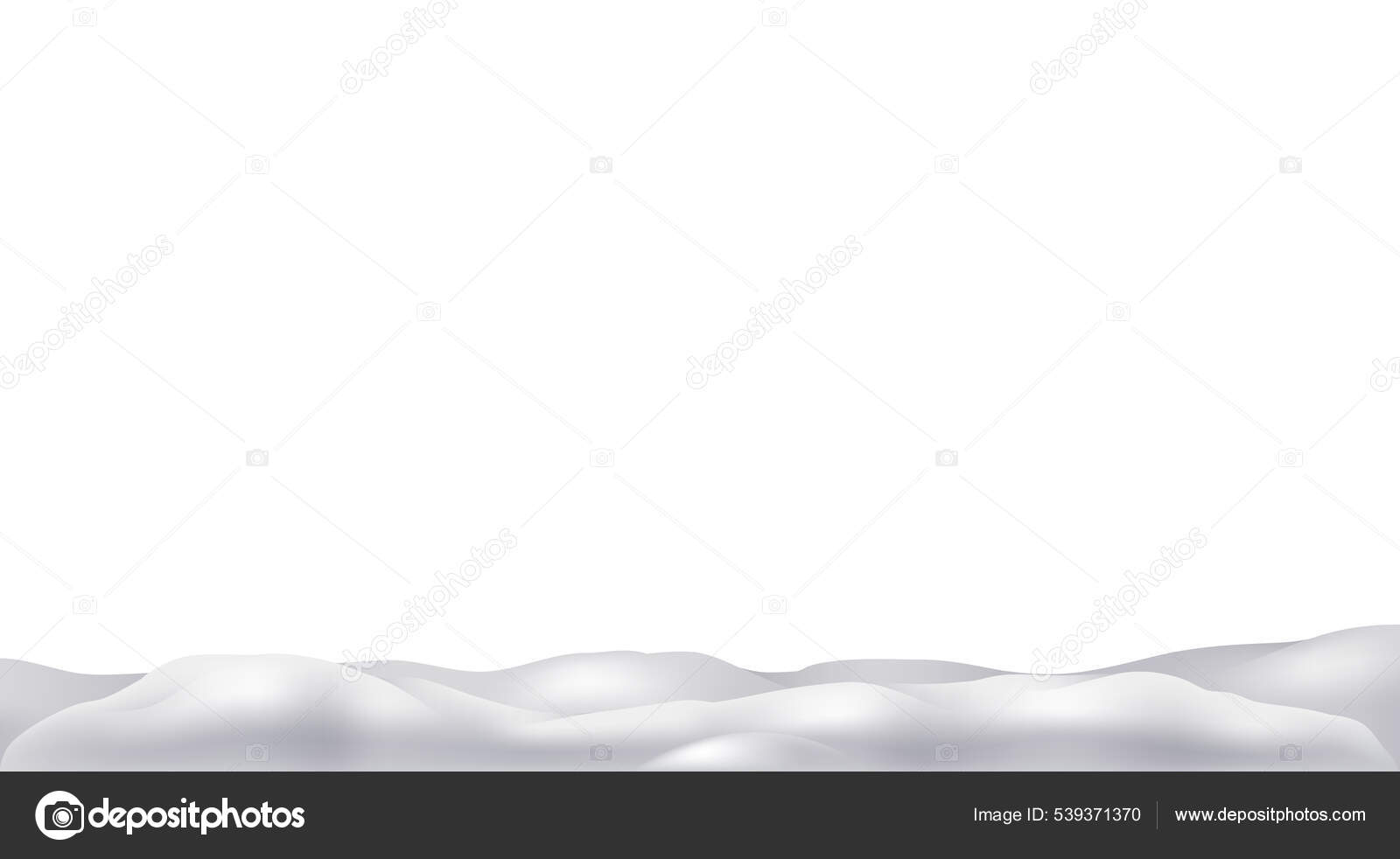 Snow Cap Surface Composition Stock Vector Image by ©macrovector #539371370