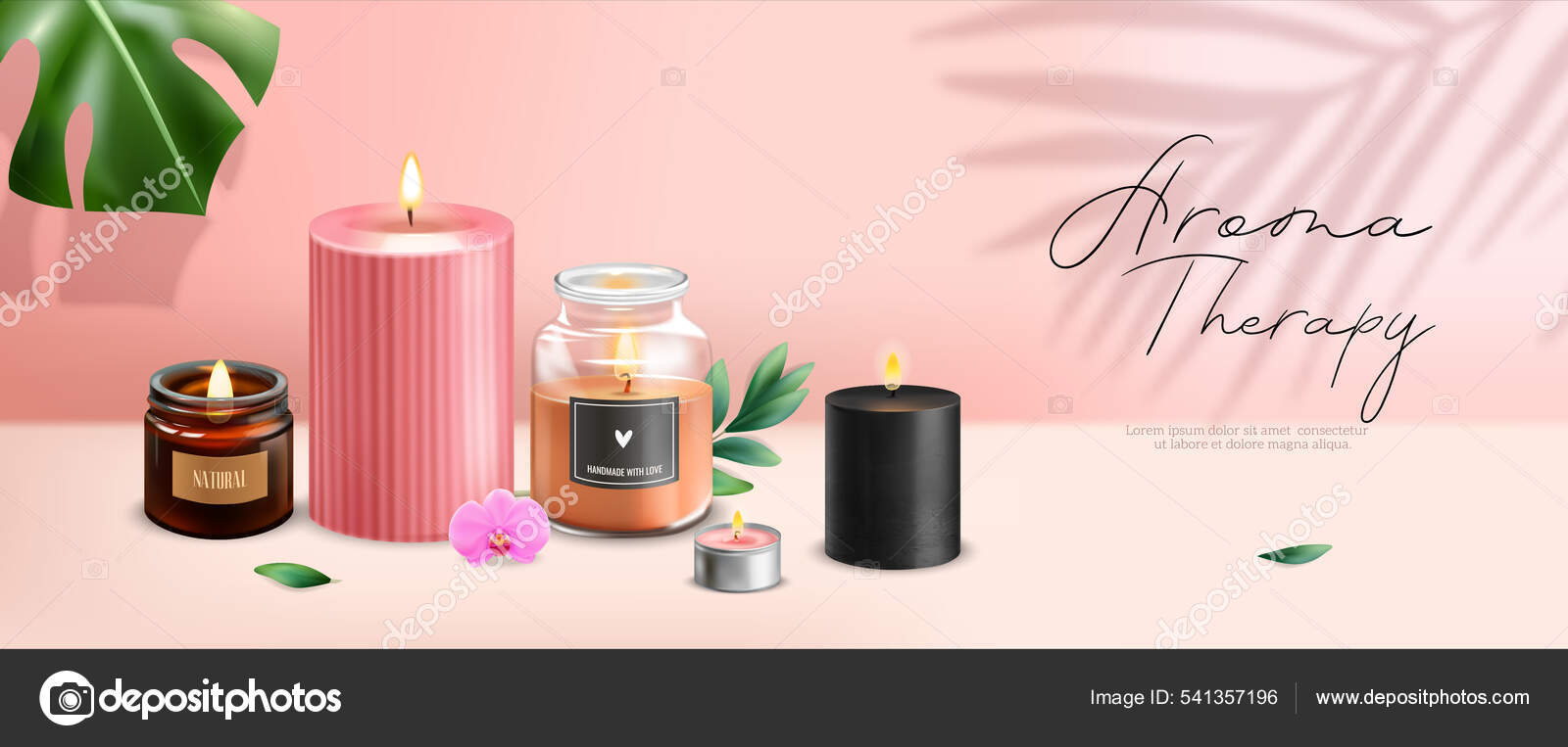 Scented Candles Poster Stock Vector by ©macrovector 541357196