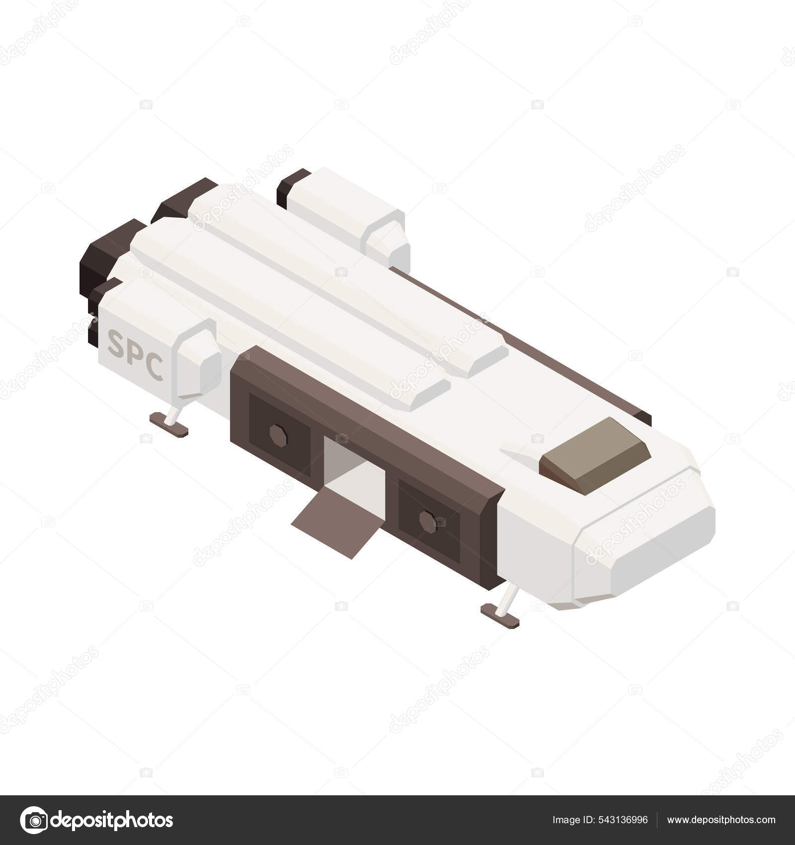 Isometric Space Shuttle Stock Vector by ©macrovector 543136996