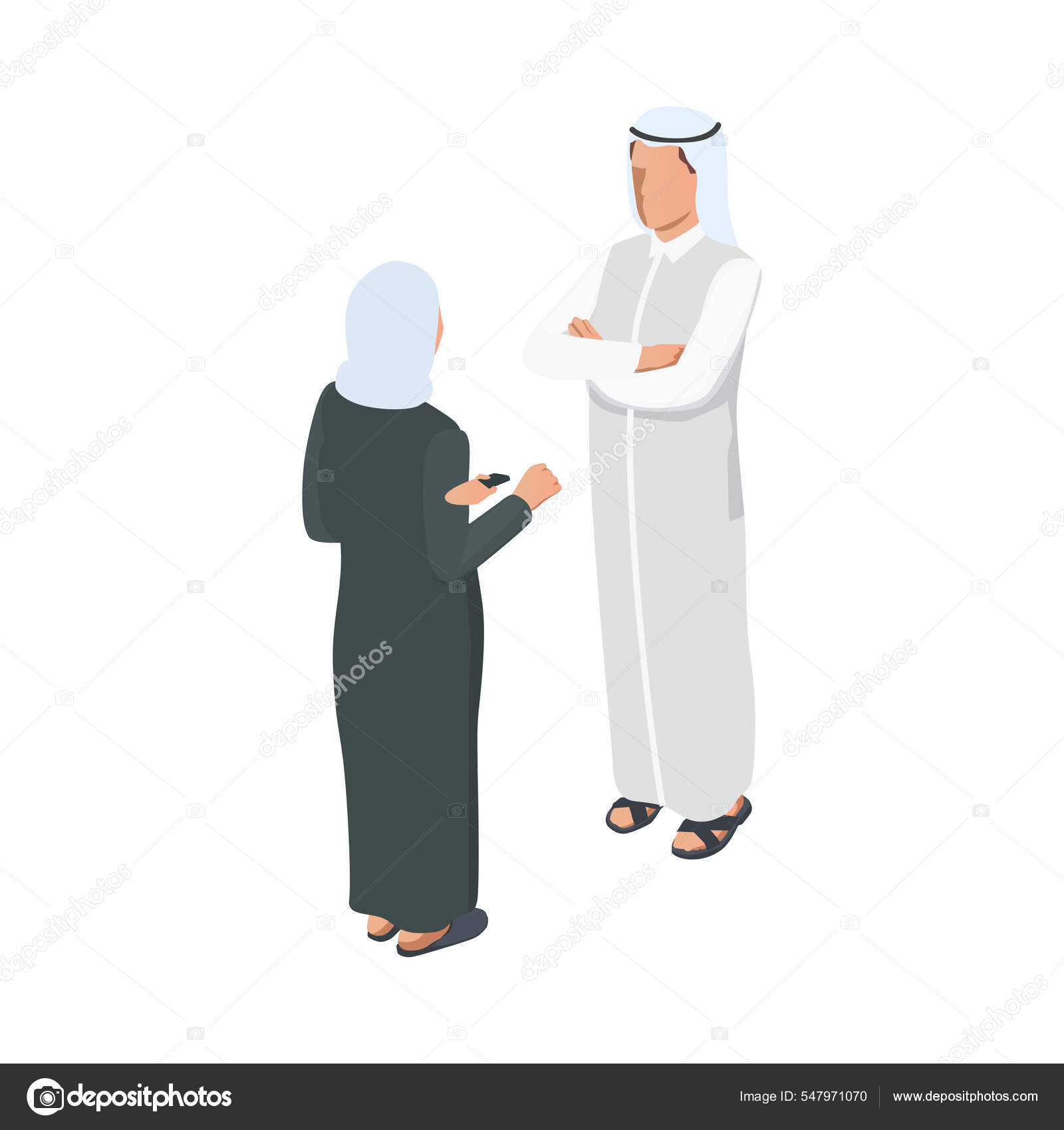 Arab People Icon Stock Vector Image by ©macrovector #547971070