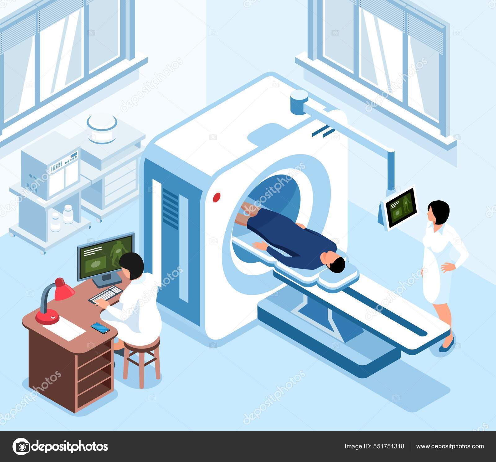 Isometric Scan Diagnostic Composition Stock Vector by ©macrovector ...