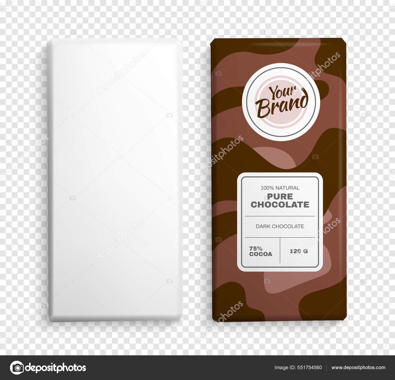 Realistic Chocolate Bar Template Stock Vector Image by ©macrovector ...