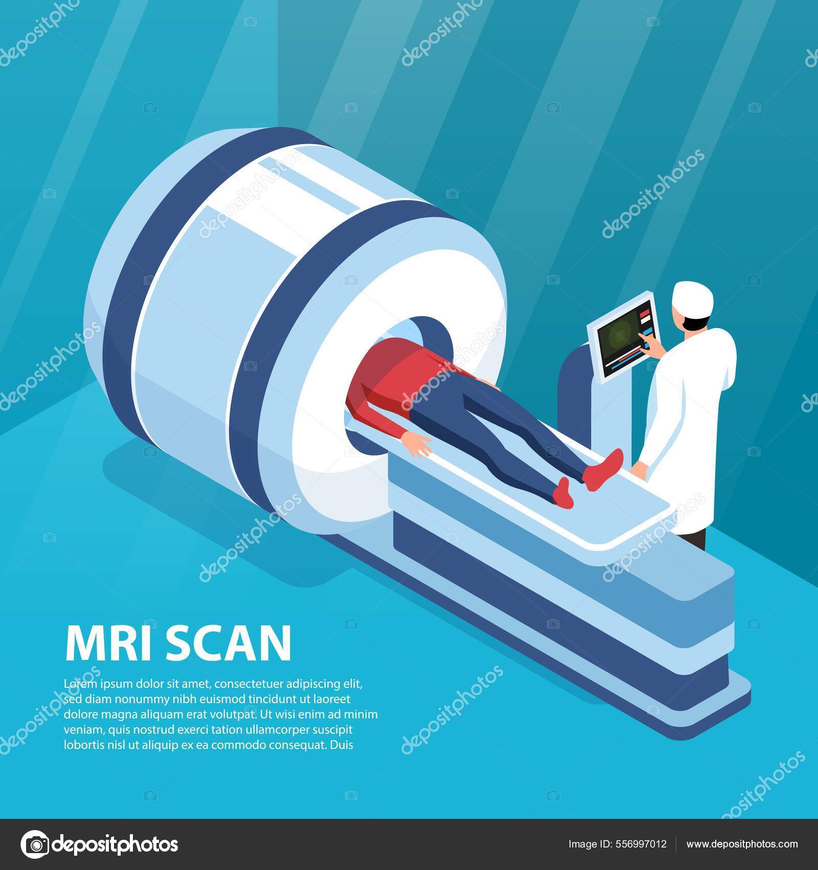 Scan Diagnostic Poster Stock Vector by ©macrovector 556997012