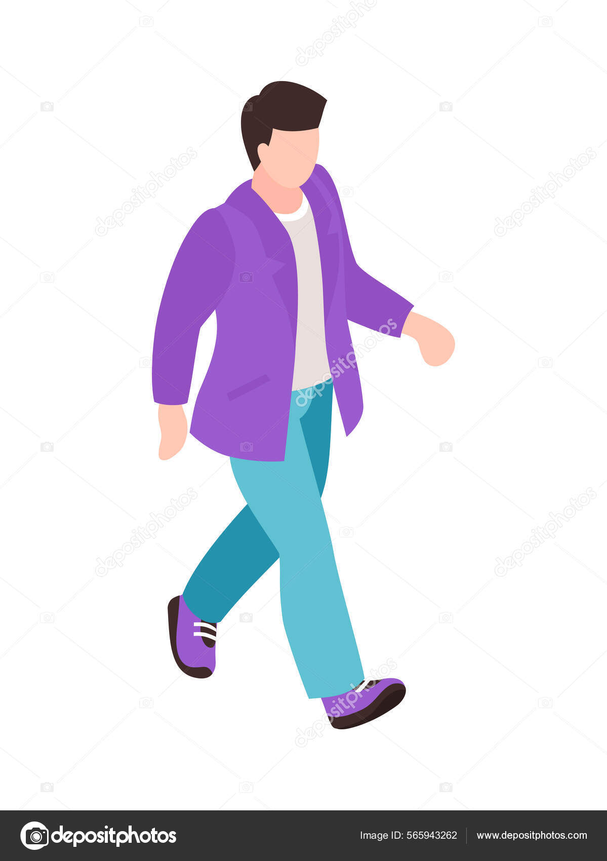 Man Isometric Illustration Stock Vector Image by ©macrovector #565943262