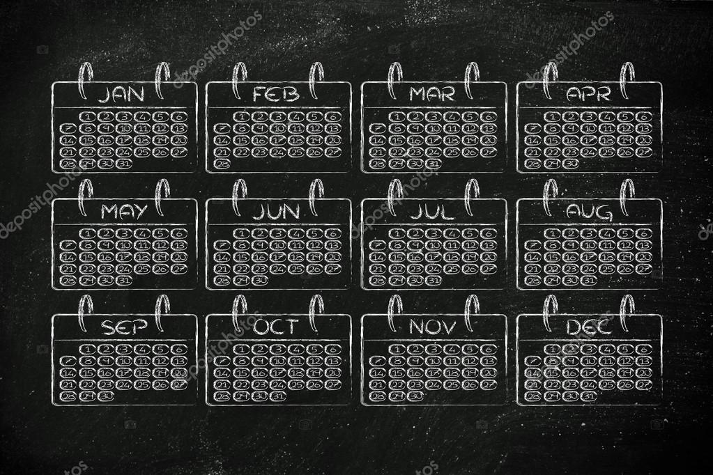 Calendar and concept of achievement Stock Illustration by ©Faithie ...