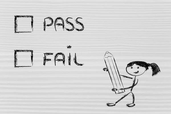 Exam test pass or fail icon — Stock Photo © Joingate #2336210 Exam test pass or fail icon — Stock Photo © Joingate #2336210