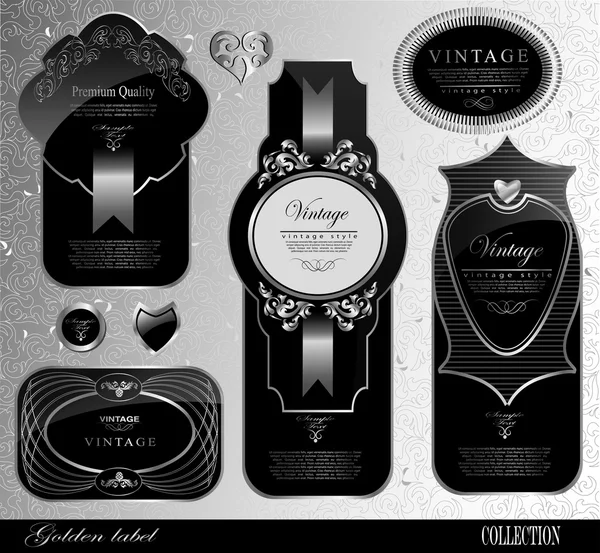 Silver label Vector Art Stock Images | Depositphotos