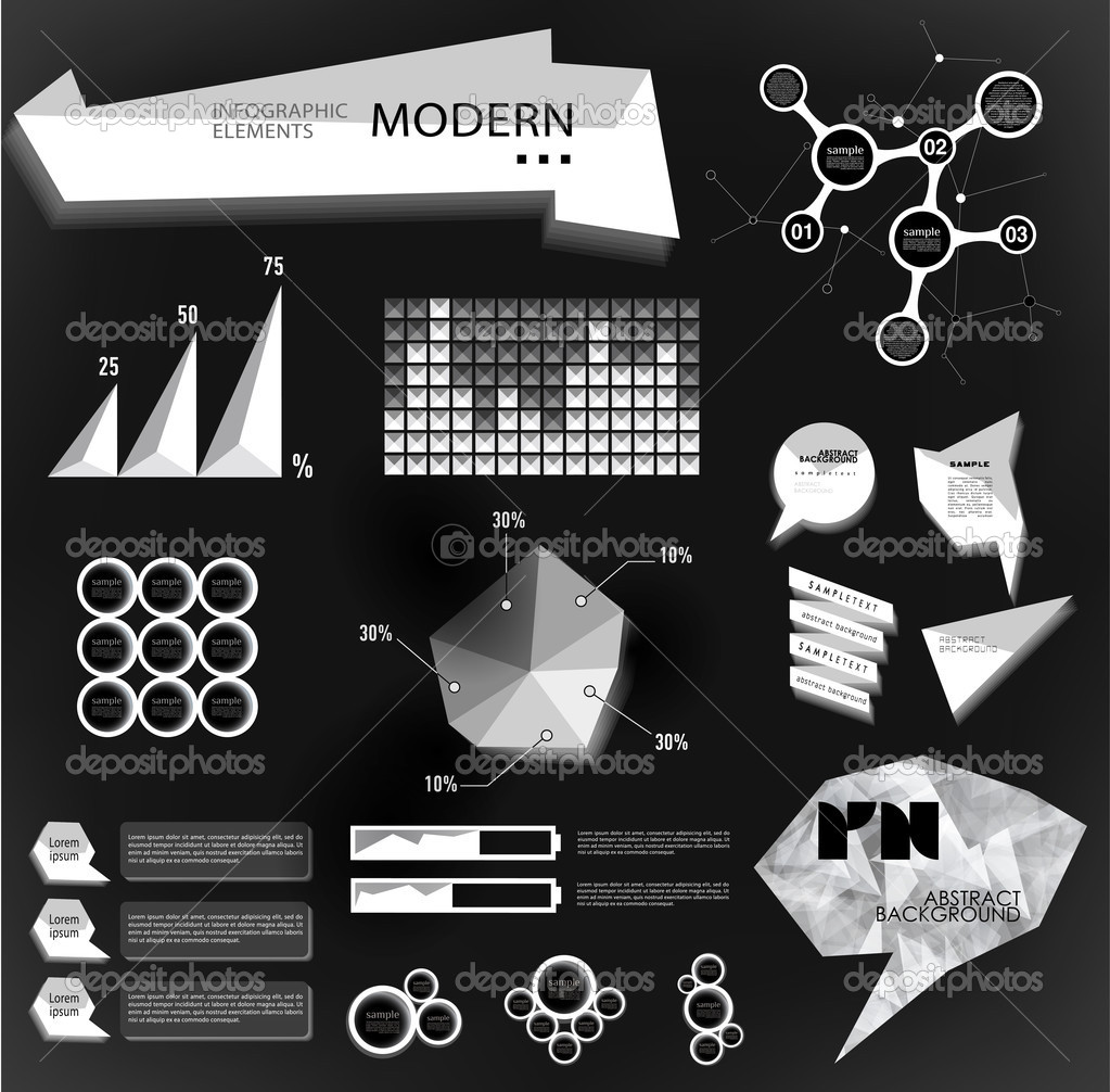 Modern elements of info graphics Stock Vector Image by ©Merfin #35510343