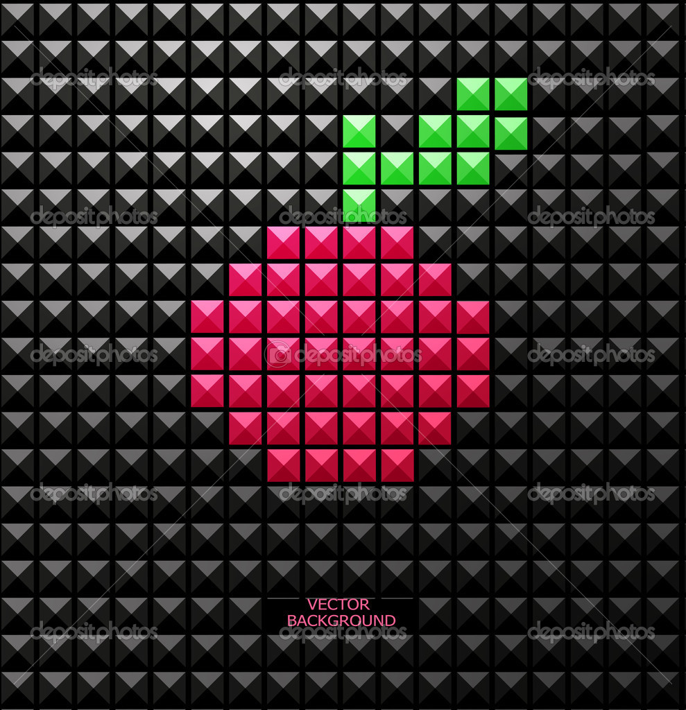 Abstract modern pixel background Stock Vector Image by ©Merfin #35519313