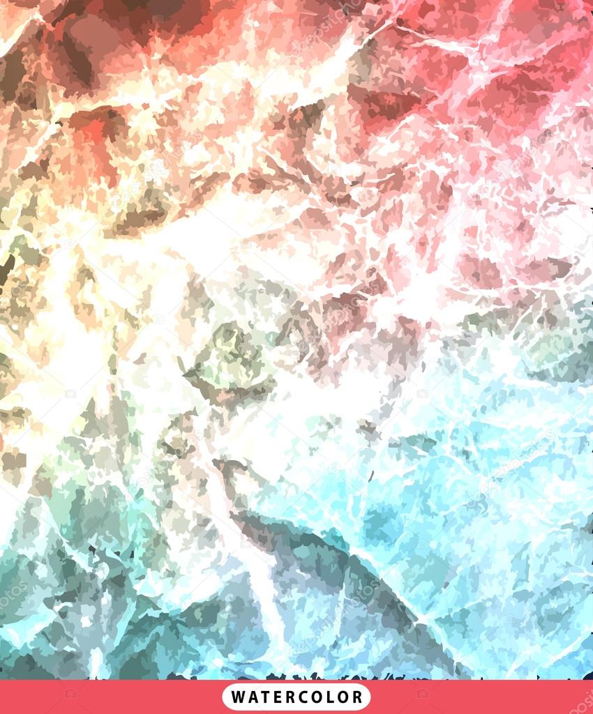 Abstract watercolor splash. Watercolor drop. Stock Vector Image by ...