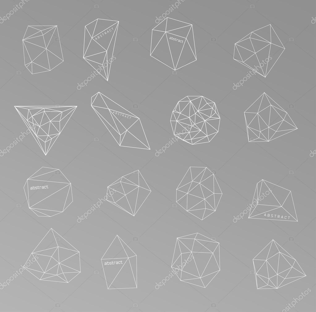 Abstract modern background with polygons design Stock Vector Image by ...