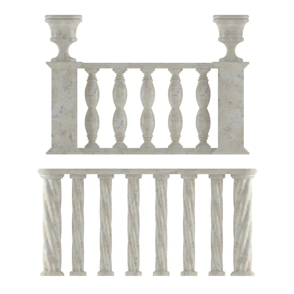 Classic balustrade isolated — Stock Photo © denyshutter #37999379