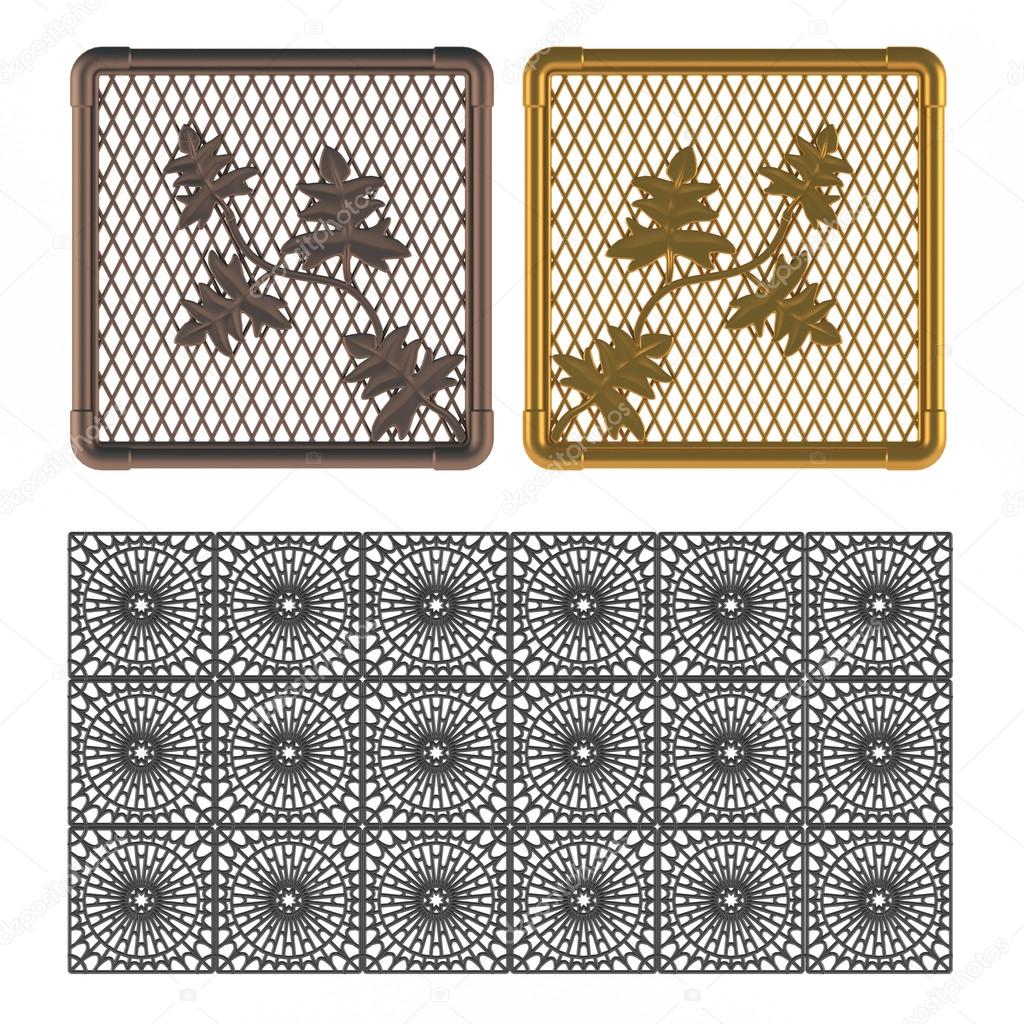 Artistic forging metal. Patterns — Stock Photo © flashvector #37999271