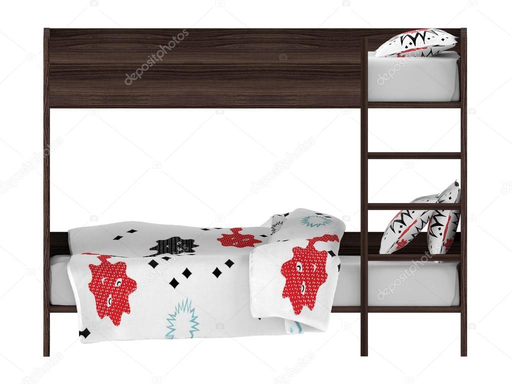 Bunk bed front isolated Stock Photo by ©flashvector 40709691