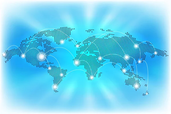 Digital Map vector illustration Stock Vector Image by ©Fjono #35438189