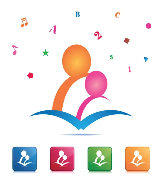 Learning Computer Icon — Stock Vector © Fjono #35571255