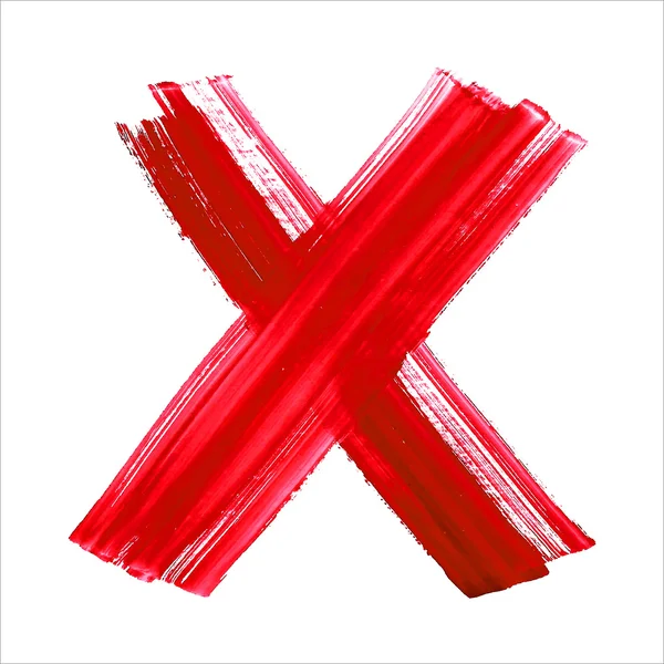 Painted X mark — Stock Photo © costasz #12851976