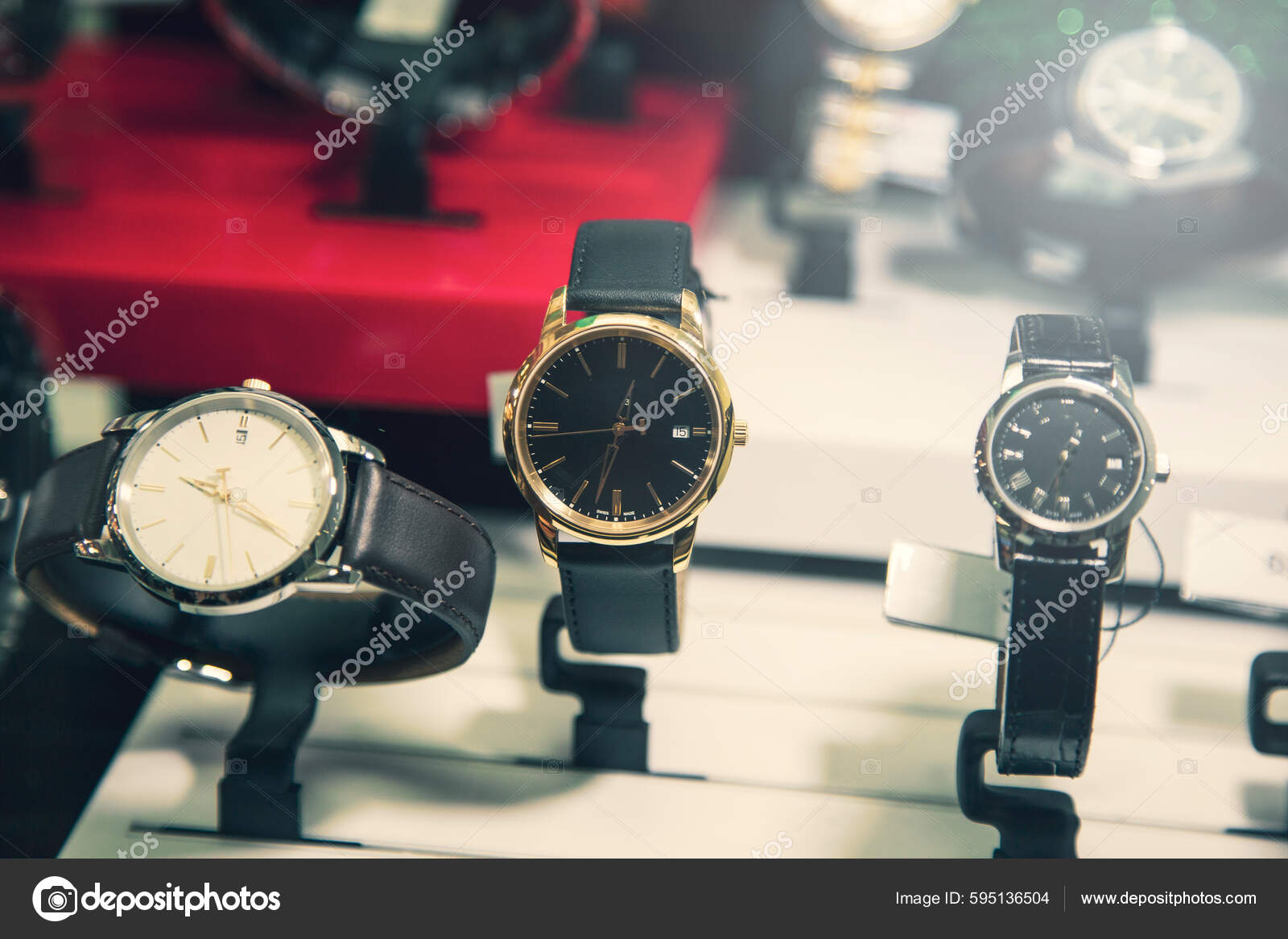 Different Watchs Store Background — Stock Photo © Tiko0305 #595136504