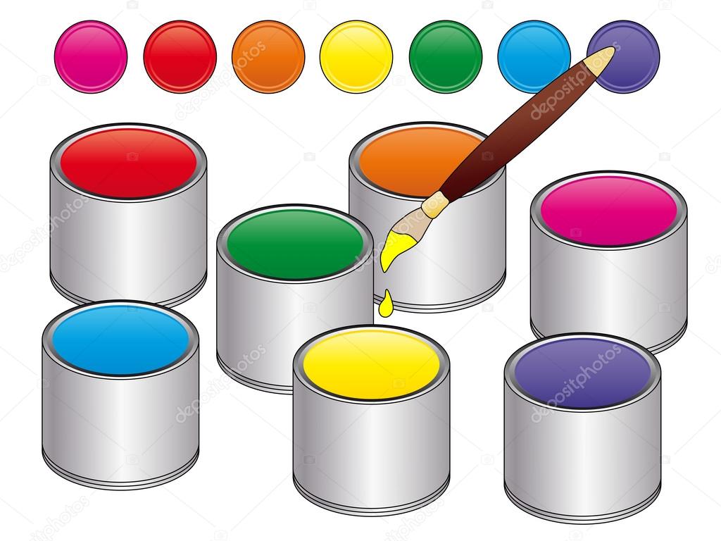 Latas de tinta Vetor de stock de ©EugenP 35640393