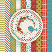 Wedding`s Day scrapbook elements — Stock Vector © aviany #10713311