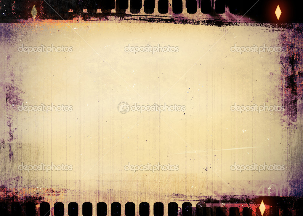 Blank grained film strip texture for background, design element Stock ...