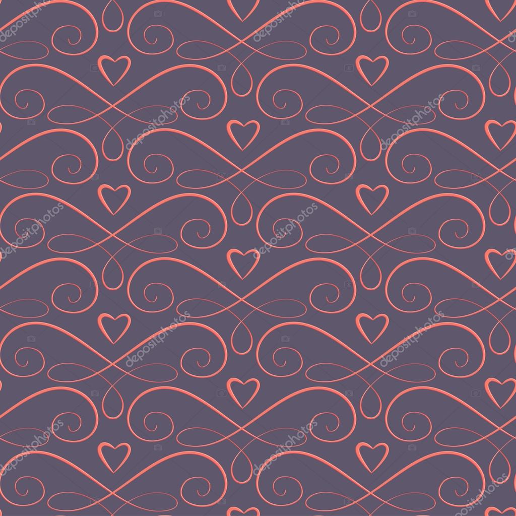 Romantic seamless background Stock Vector by ©lechernina 40203655