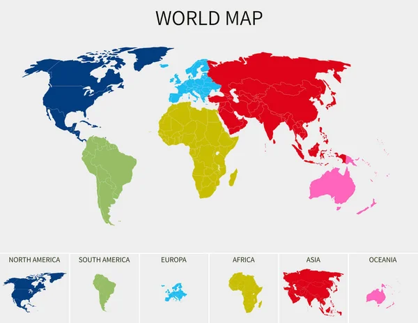 Vector world map countries Stock Photos, Royalty Free Vector world map ...