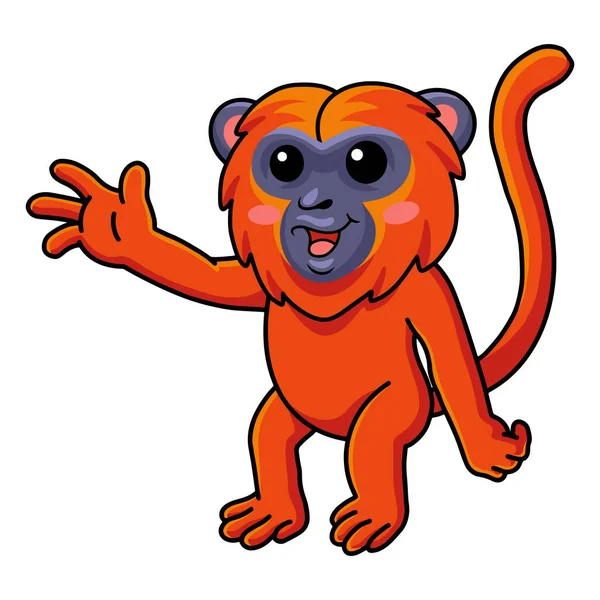 Red Monkey Cartoon
