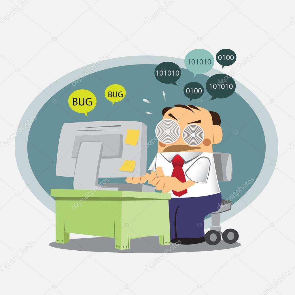 Programmer Stock Vector Image by ©vector3D #35657807