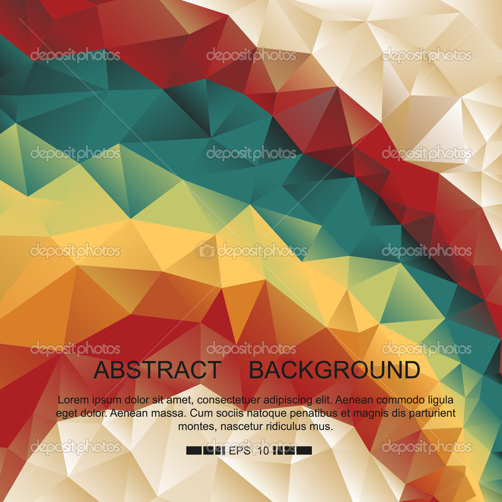 Rainbow of triangles. Rainbow background. Stock Vector by ©mari4kaArt ...