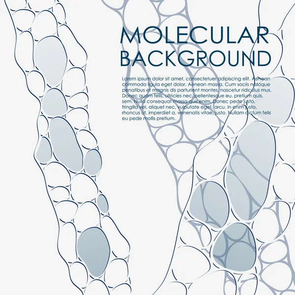 Molecular cell structure background. Stock Vector Image by ©PGMart ...