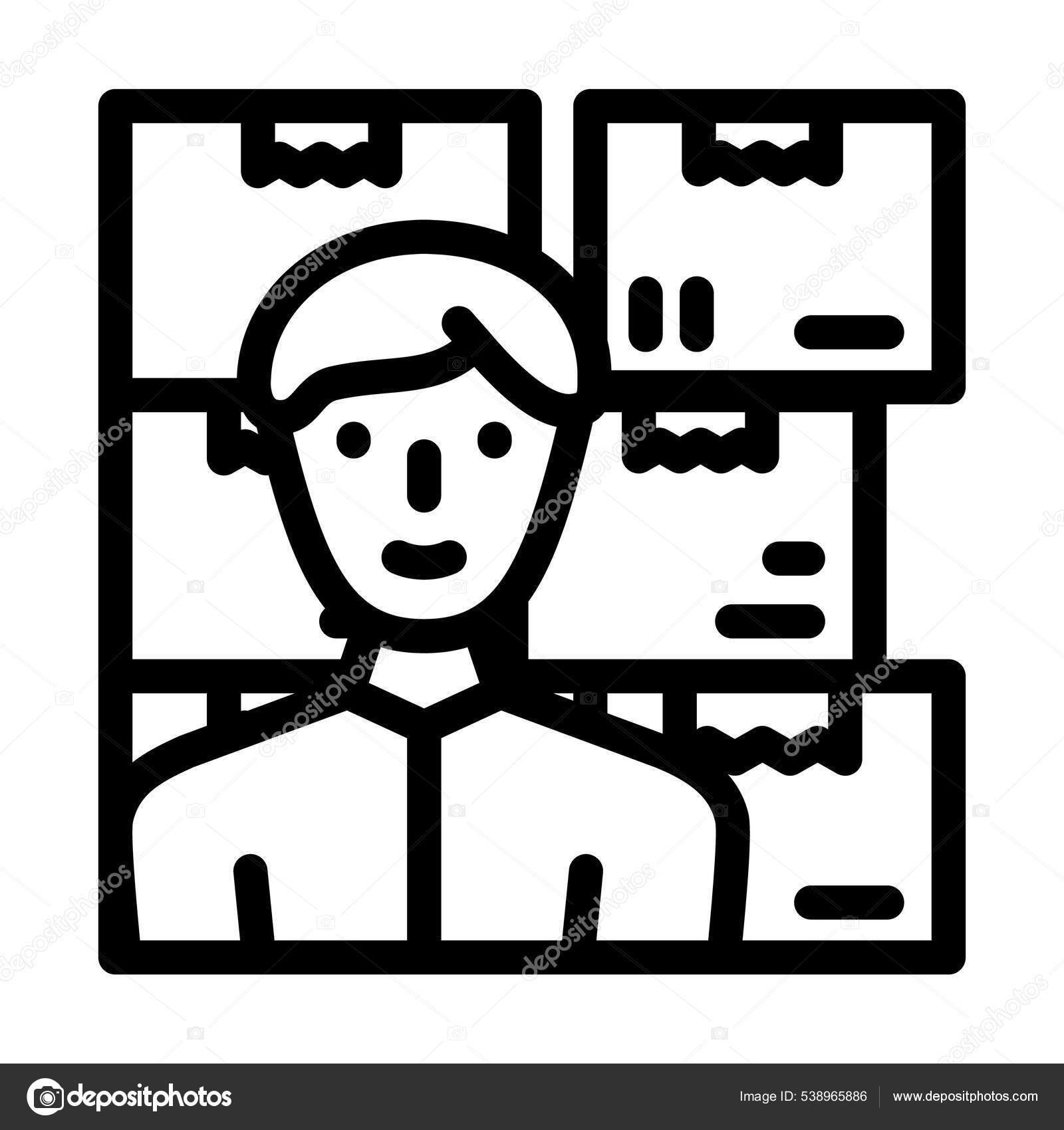 Salesman Icon Vector