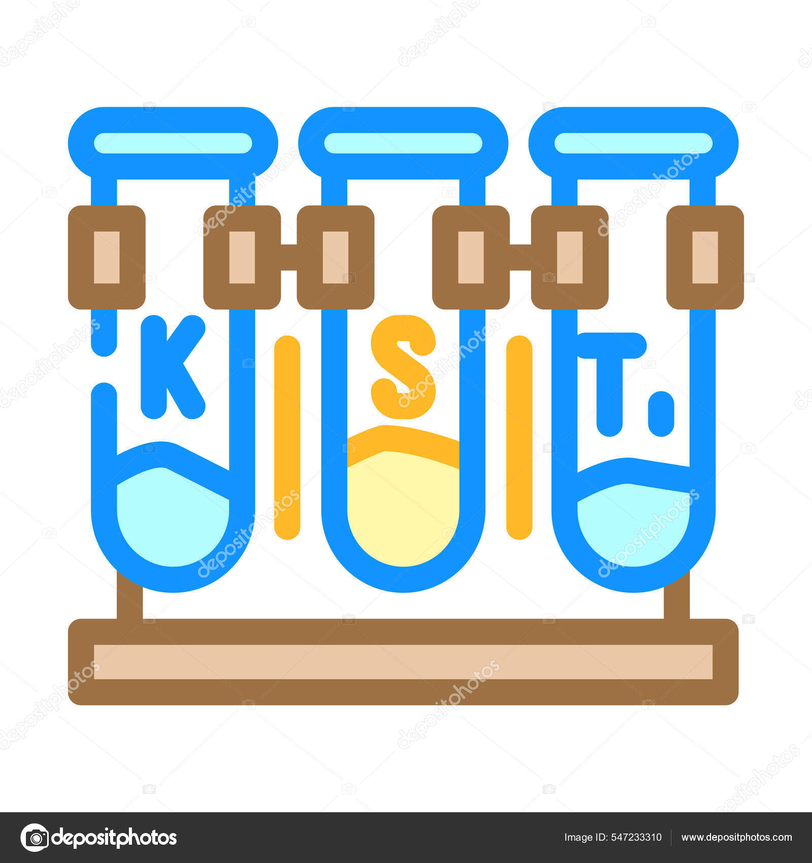 Inorganic chemistry color icon vector illustration Stock Vector by ...