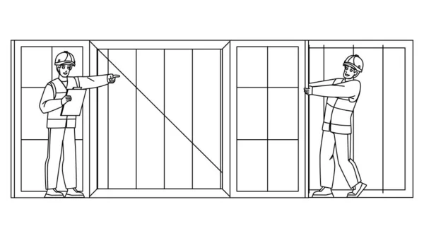 Cargo Inspection Line Pencil Drawing Vector Industry Container Shipping ...