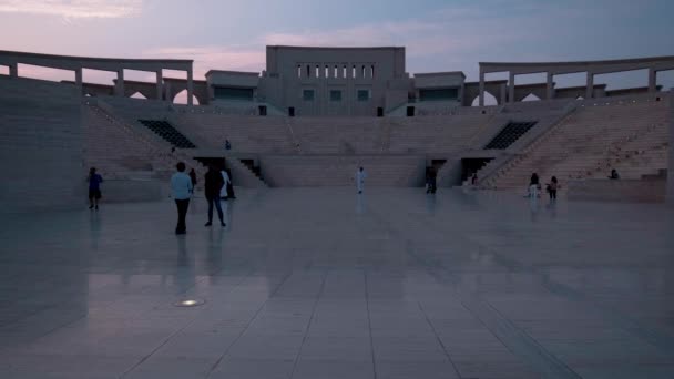 Katara Cultural Village Doha Qatar Sunset Zooming Shot Showing ...