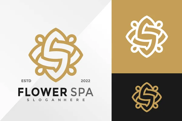 Letter Florish Nature Spa Logo Design Brand Identity Logos Vector Vector de stock #604671462 de ...