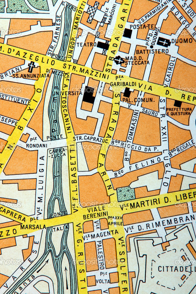 Street Map Stock Illustration by ©Giambra #35571445