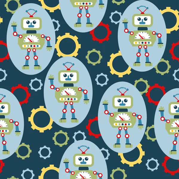 1,036 Seamless robots pattern Vectors, Royalty-free Vector Seamless ...