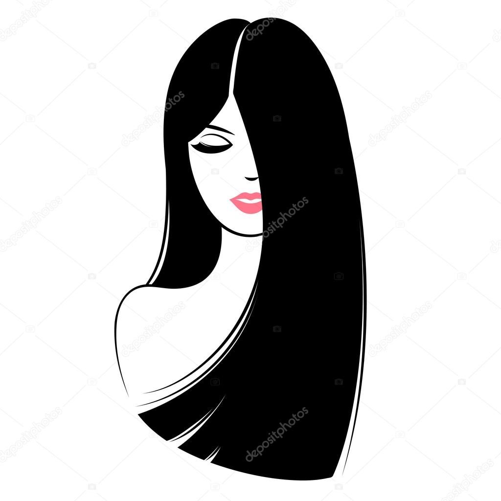 Simple vector illustration of beautiful woman — Stock Vector © kotoffei ... Simple vector illustration of beautiful woman — Stock Vector © kotoffei ...