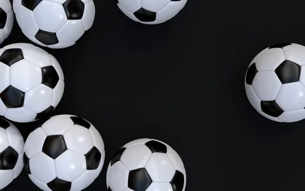 Square soccer ball or football frame Stock Photo by ©hd-design 8742485