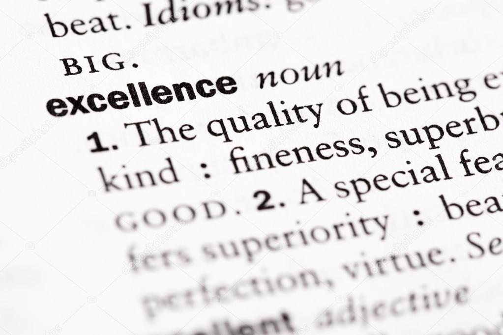 Dictionary definition of "Excellence" — Stock Photo © ZOOMYimages #36741533