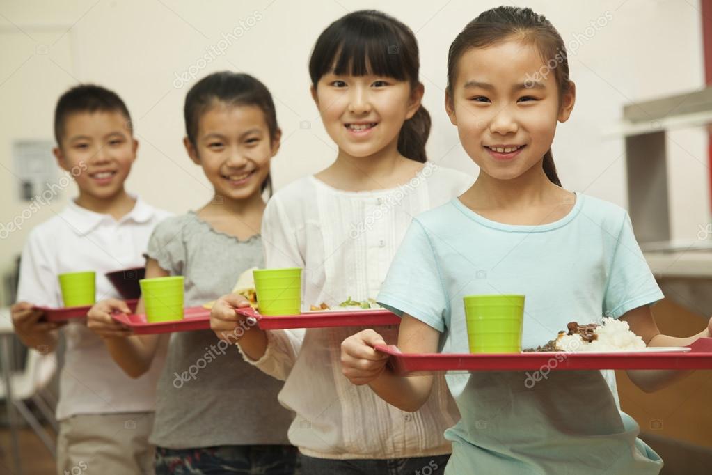 Students Standing In A Line
