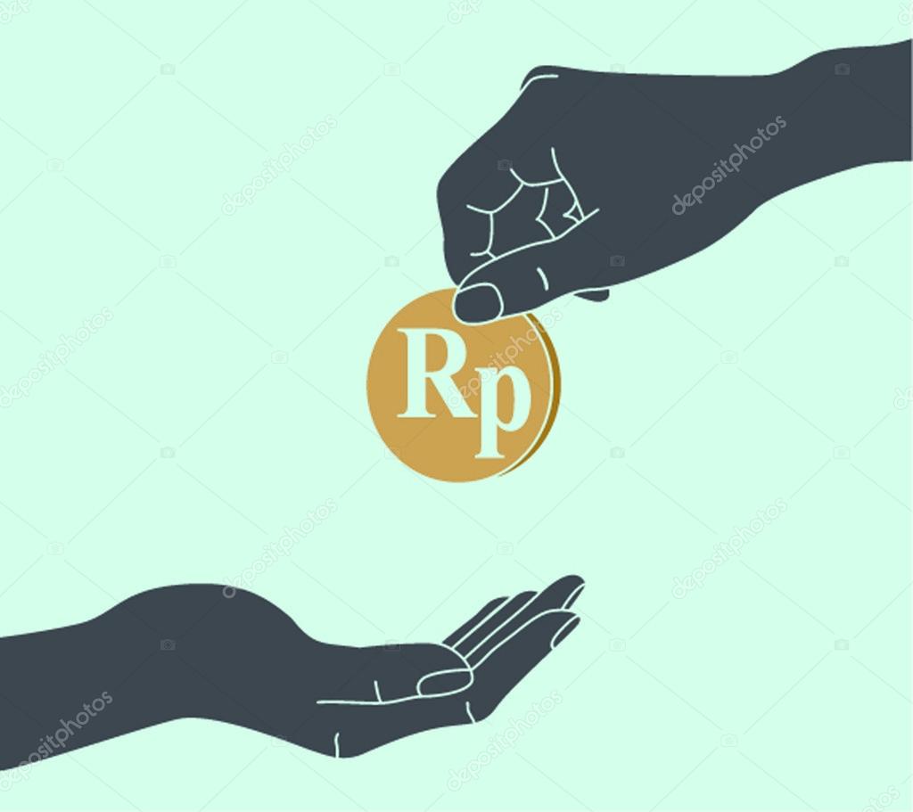 Hands Giving & Receiving Money — Stock Vector © halimqd #35948969 Hands Giving & Receiving Money — Stock Vector © halimqd #35948969